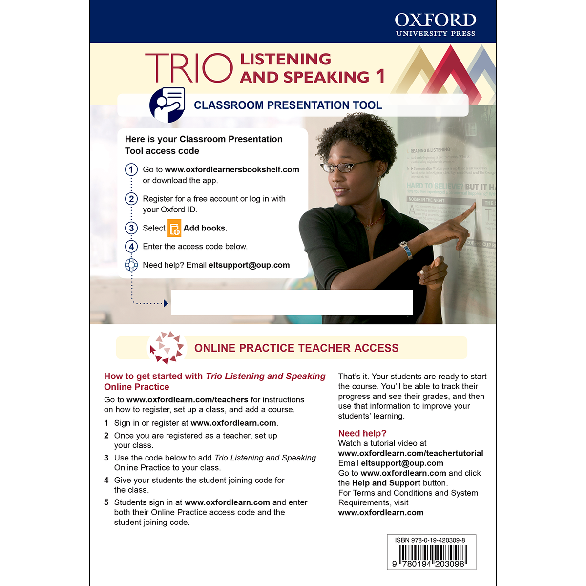 Trio Listening And Speaking Teacher Access Pack Level 1 Trio Listening And Speaking Teacher Access Pack Level 1