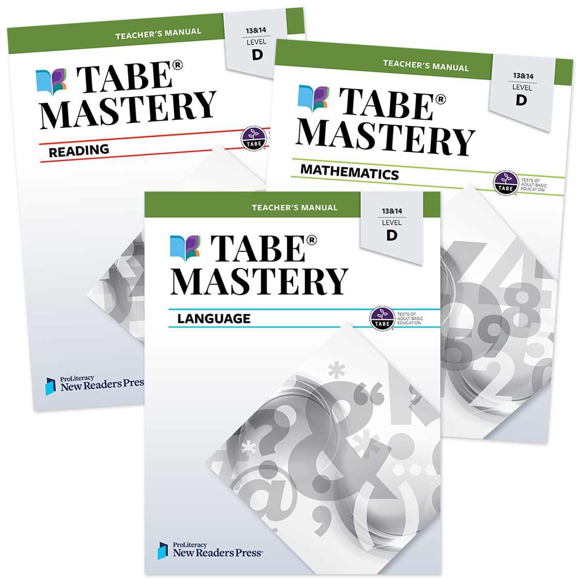 TABE Mastery 13/14 Teacher Guide Set Level D
